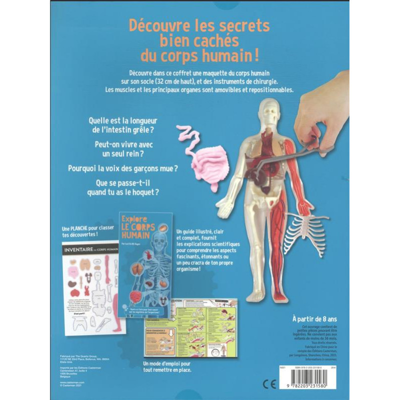 Explore le corps humain ! - Découvre ! Observe ! Joue ! Avec une ...