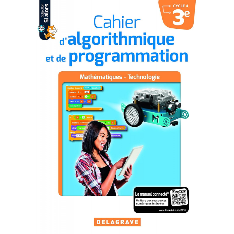 Cahier d'algorithmique et de programmation 3e - Librairie de France