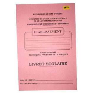 LIVRET SCOLAIRE - Papeterie - 6957 - achat en ligne - Librairiedef...