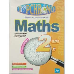 TOP CHRONO MATHS 2NDE C ED 2020