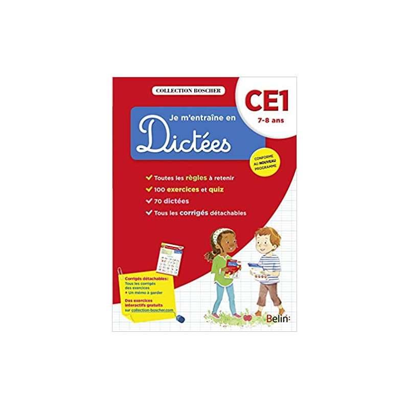BOSCHER JE M'ENTRAINE EN DICTEES CE1 2017 - Rentrée Scolaire 2020-2...