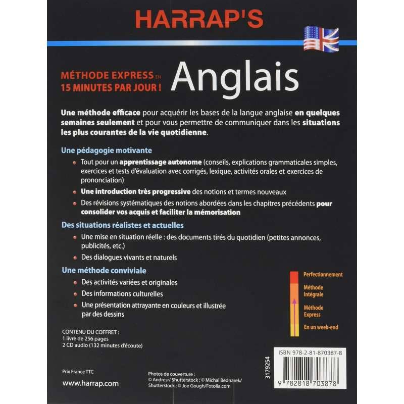 Harrap's méthode Express Anglais 2CD+livre - Grand Format