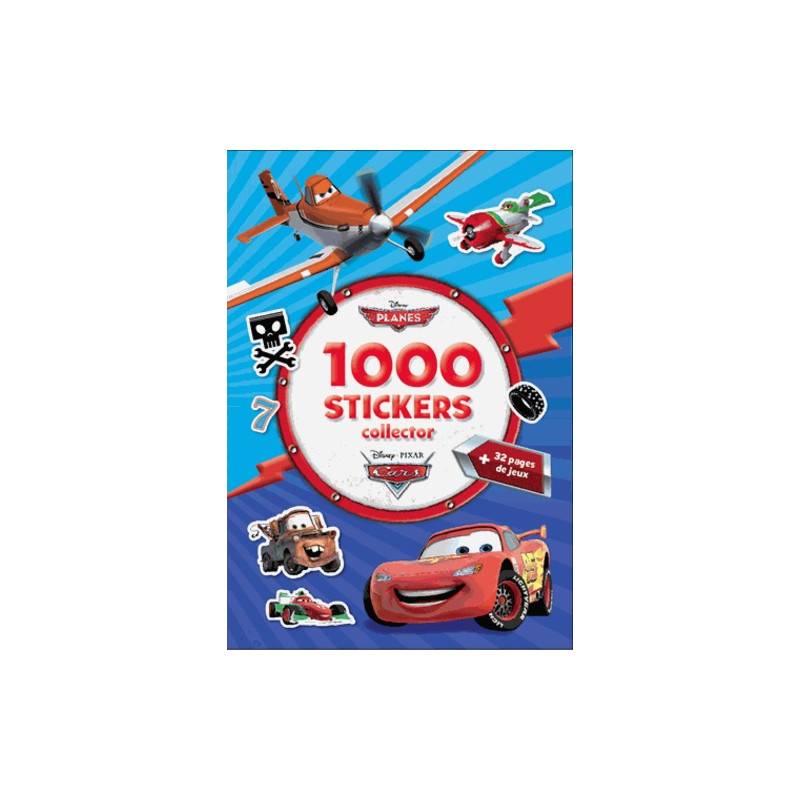 1000 stickers collector Planes et Cars | Solderie | Librairie de France