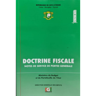Doctrine fiscale Ed 2022 -DGI | Libraire de France