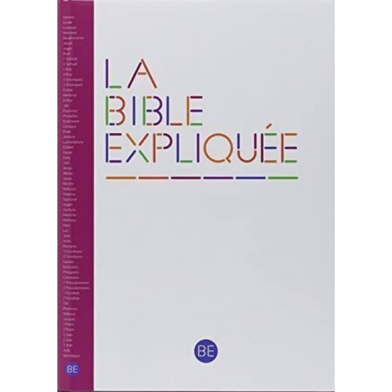 La Bible expliquée - Grand Format | Libraire de France