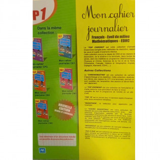 Chronomaître - Mon Cahier Journalier Cp1 - Nouvelle édition