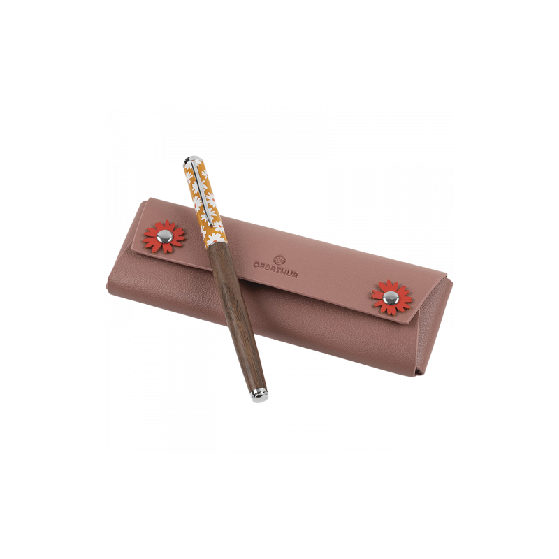 Oberthur - Stylo roller Goa - Moutarde