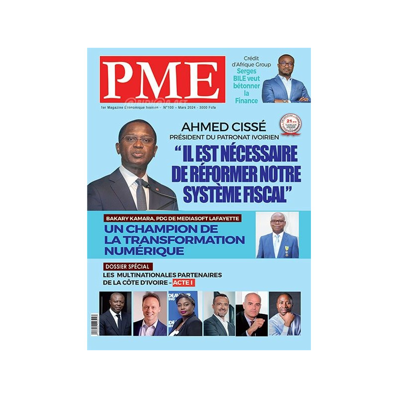 Accueil Presse PME magazine n°100 multinationales 2024
