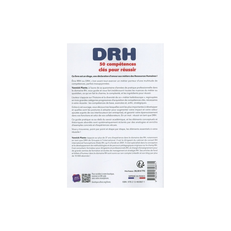 DRH - 50 compétences clés pour réussir - Grand Format