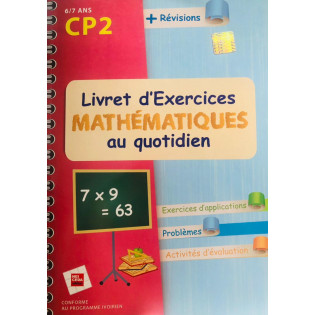 Mathématique au quotidien livret d'exercice CP2