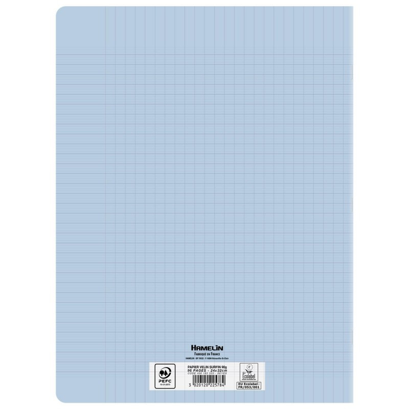 Conquérant Classique - Cahier polypro 24 x 32 cm - 96 pages - grands ...