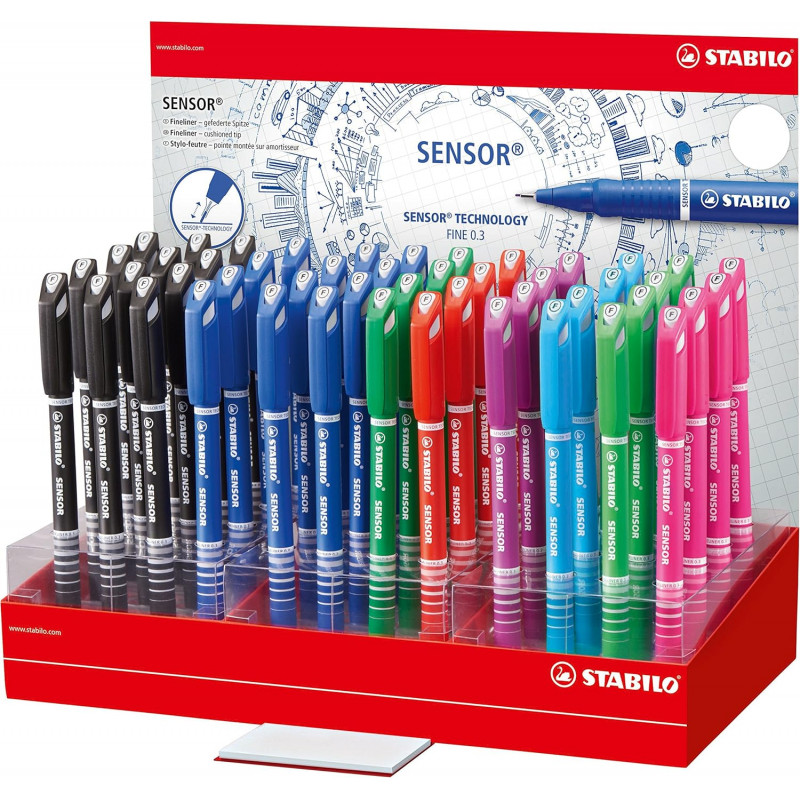Accueil Librairie Rentrée Scolaire 2024-2025 Stabilo Sensor "Fineliner ...